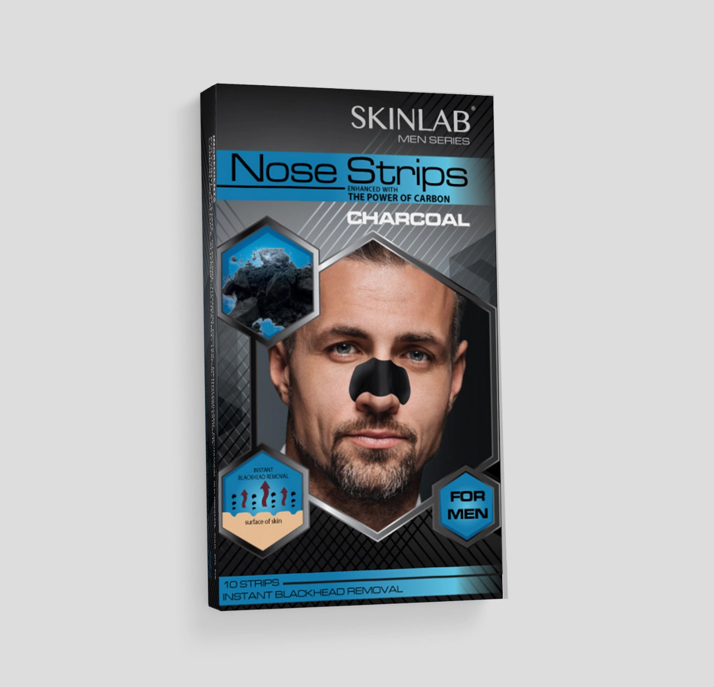 Skinlab Men Series Charcoal Nose Strips | SKINLAB Skincare Experts – SkinLab